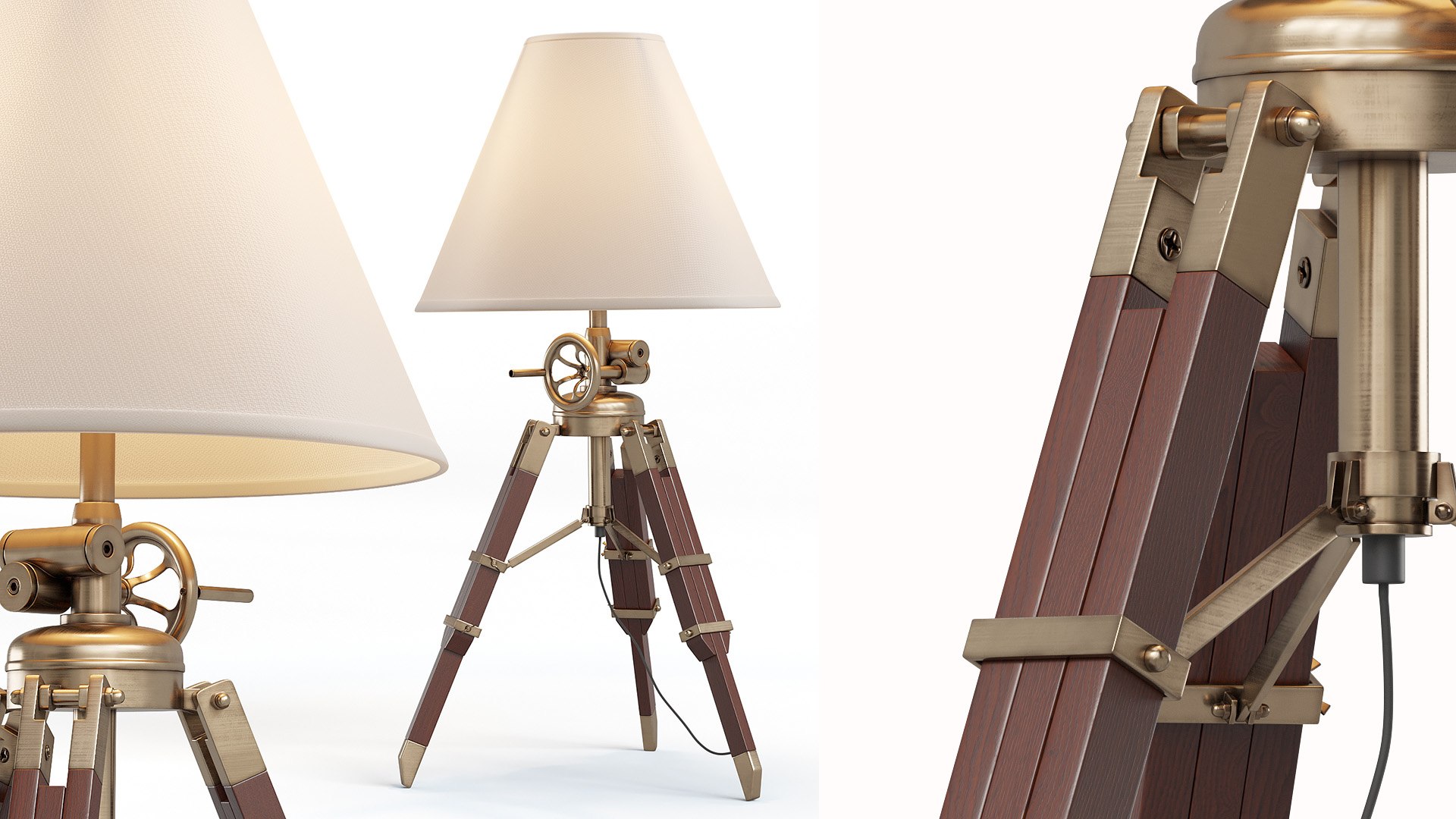 Table Standing Lamp 3D - TurboSquid 2128257