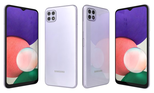 3D Samsung Galaxy A22 5G Violet - TurboSquid 1751776