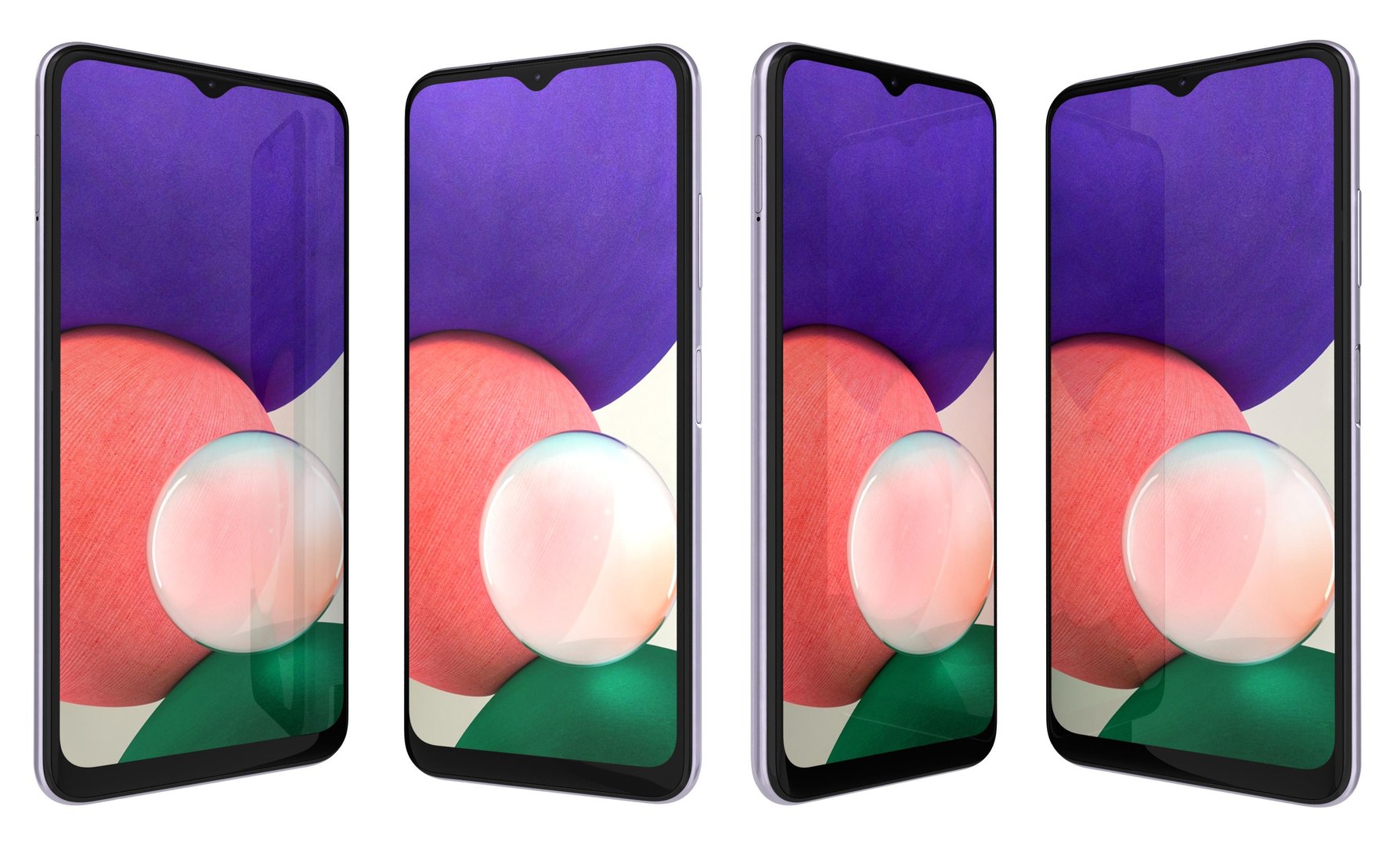 3D Samsung Galaxy A22 5G Violet - TurboSquid 1751776