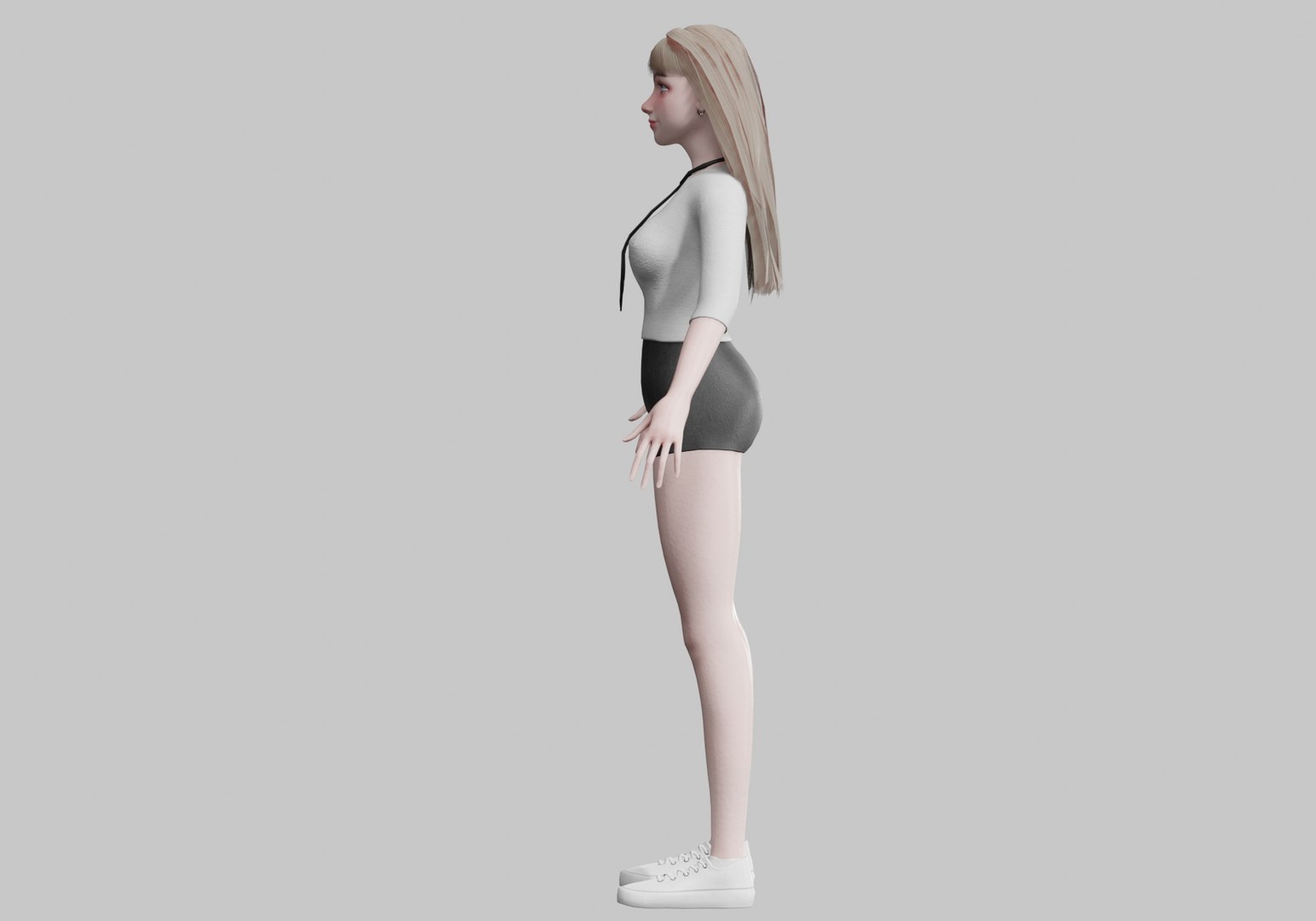 Pretty Basic Woman V31181 3D Model - TurboSquid 2279495