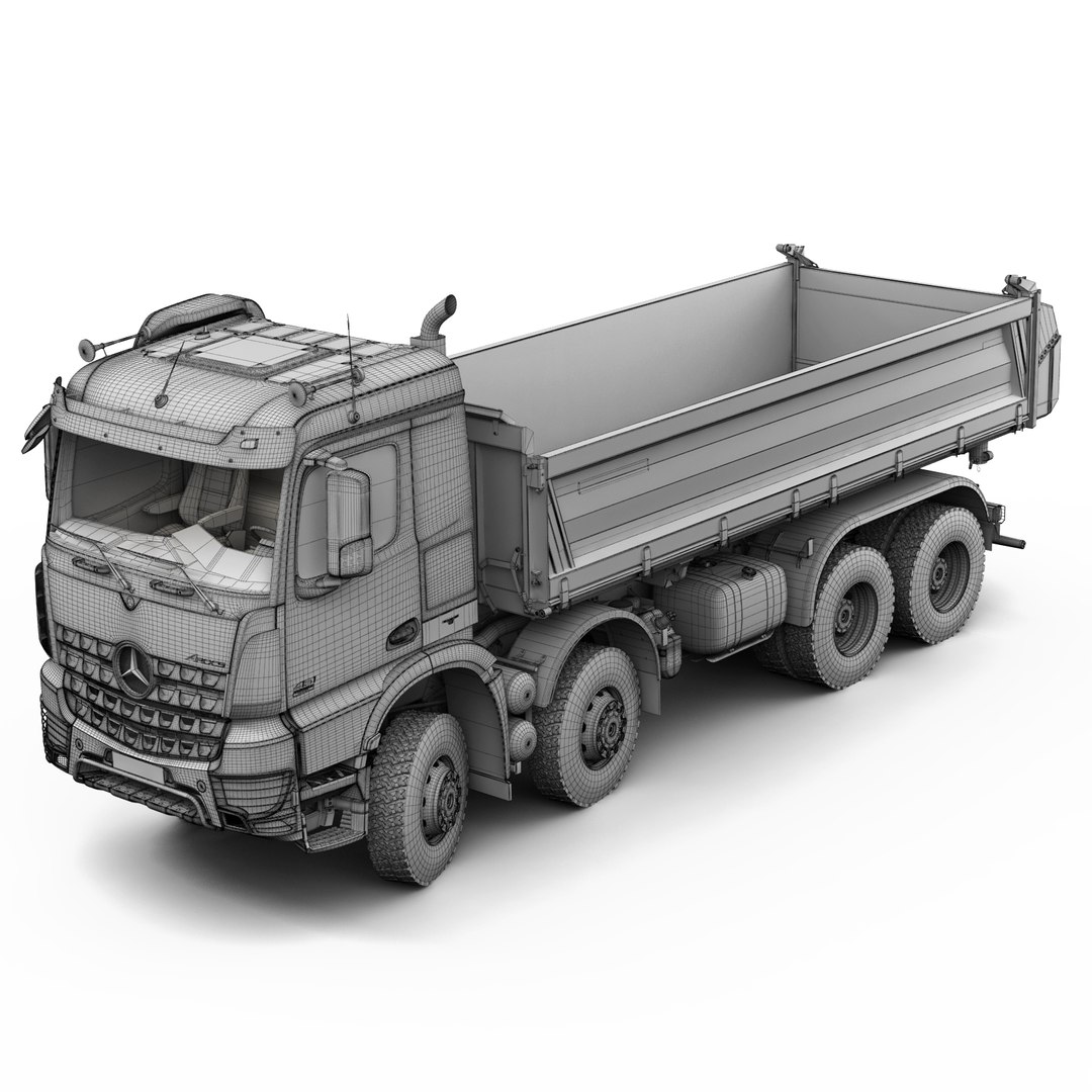 s max mercedes arocs 8x8 tipper