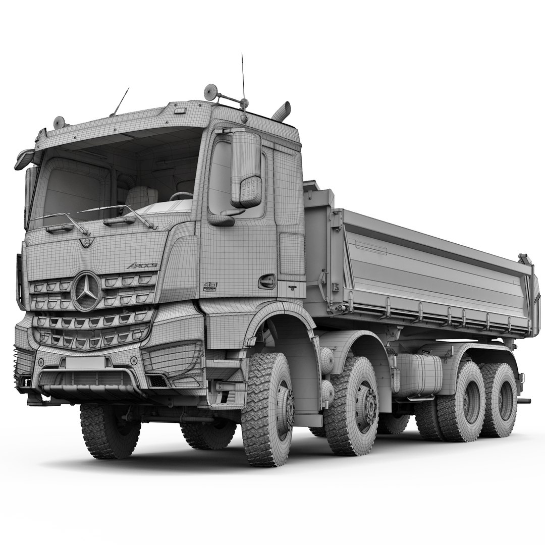 s max mercedes arocs 8x8 tipper