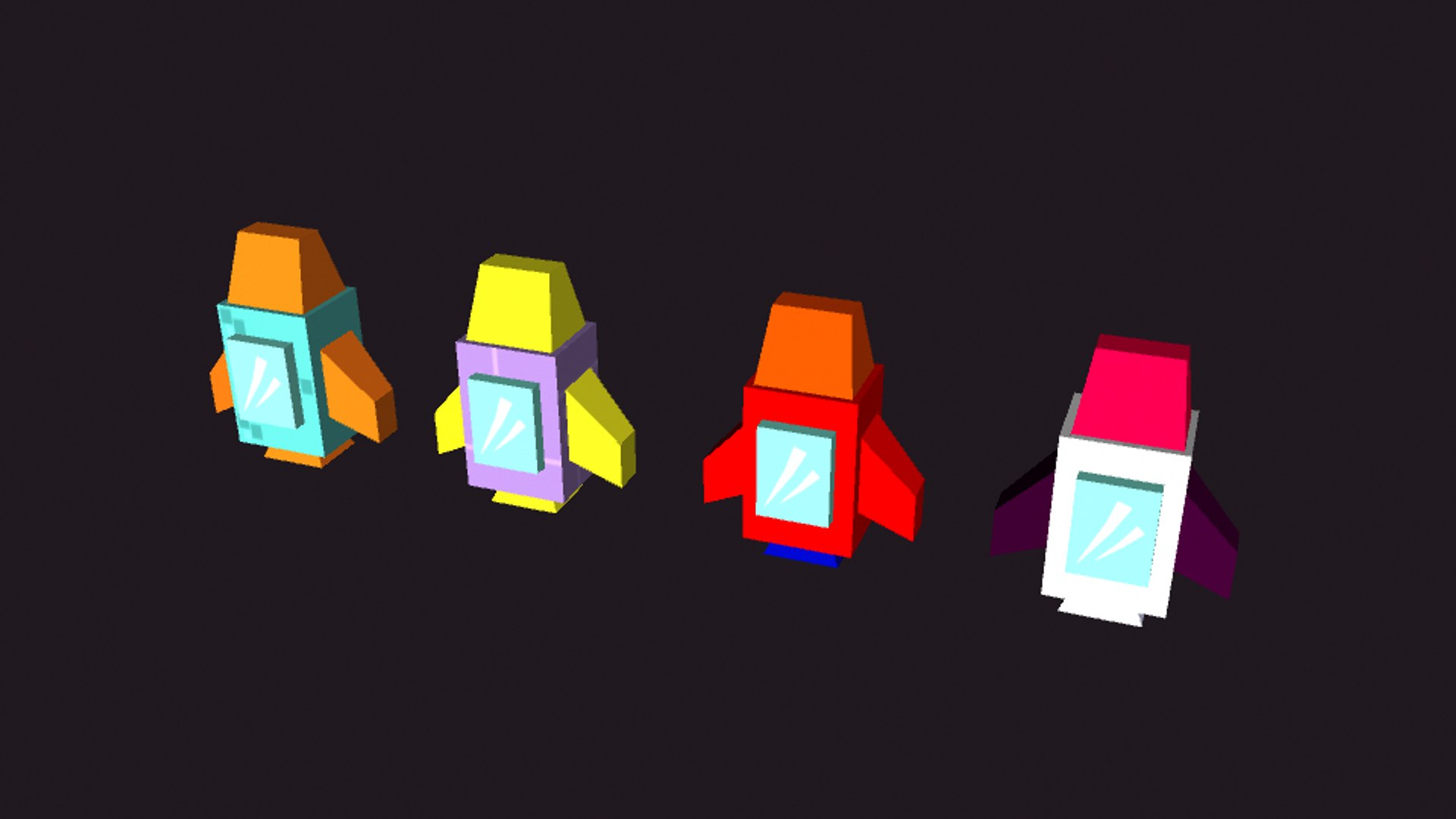 X 8bit Arcade Style Rockets