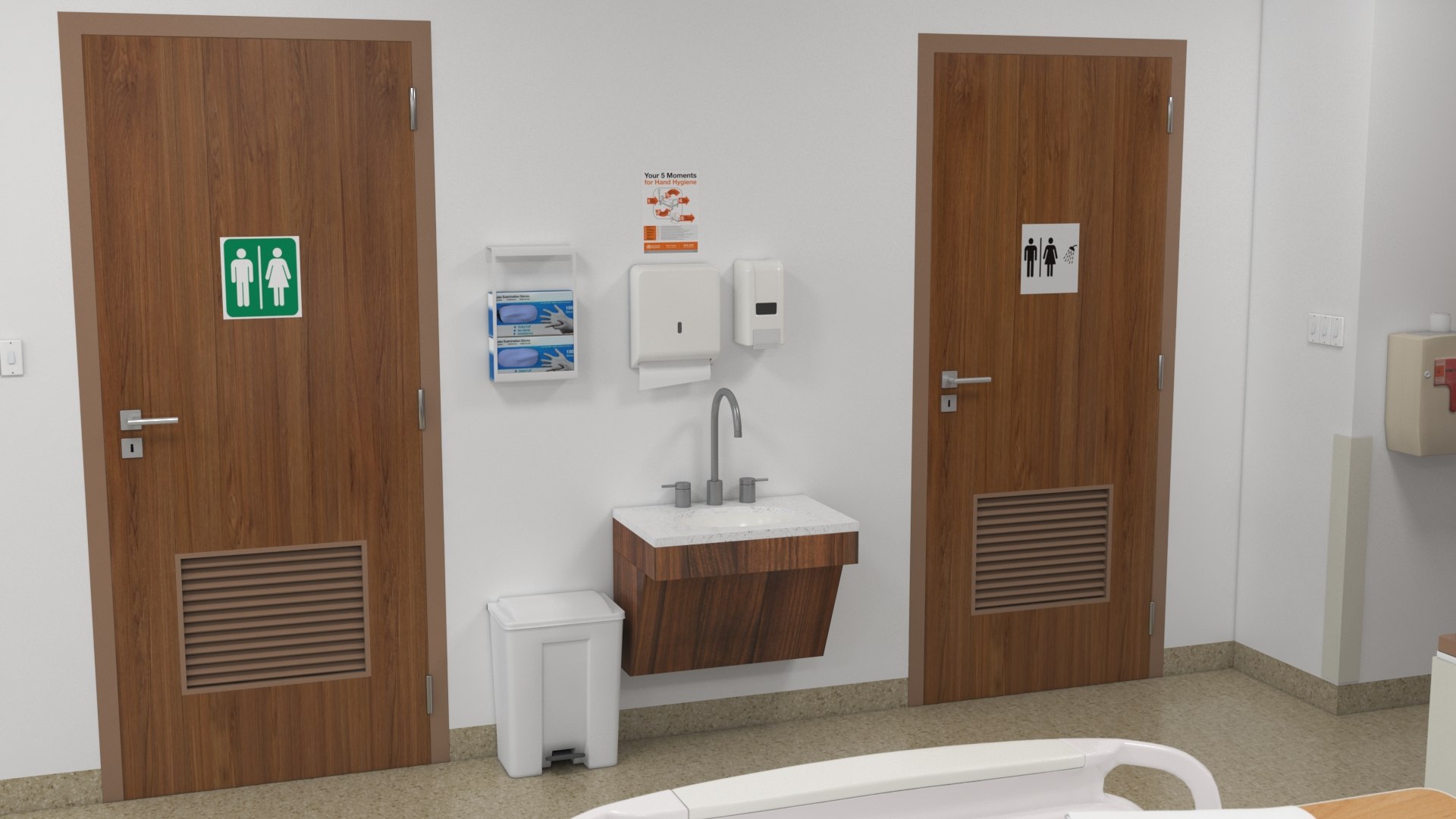 3D Hospital High Dependency Unit - TurboSquid 1974057