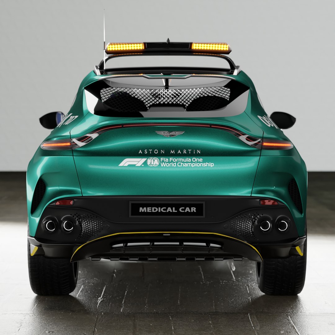 Aston Martin DBX707 Medical Car formula 1 3D model - TurboSquid 2172922