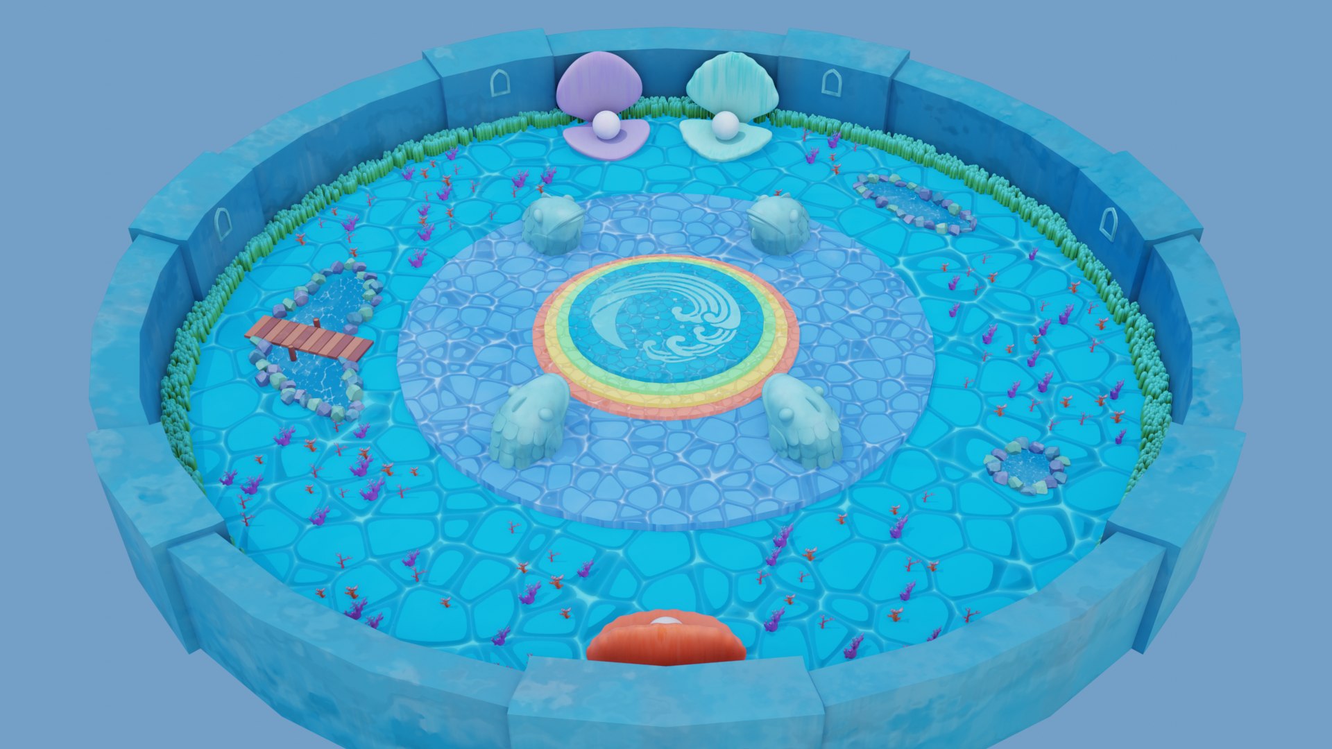 SeaWorld Fantasy BattleArena 3D Model - TurboSquid 2344766