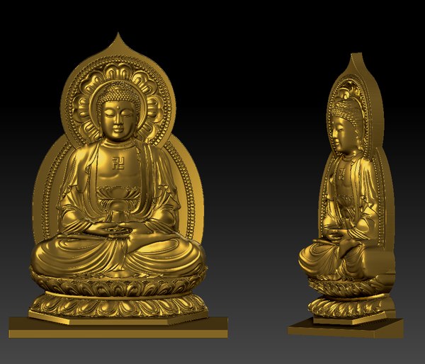 3D ancient buddhas model - TurboSquid 1272438