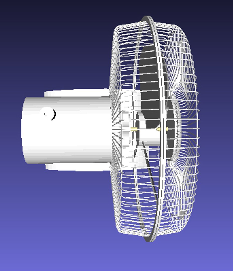 Blade Fan 3d Obj