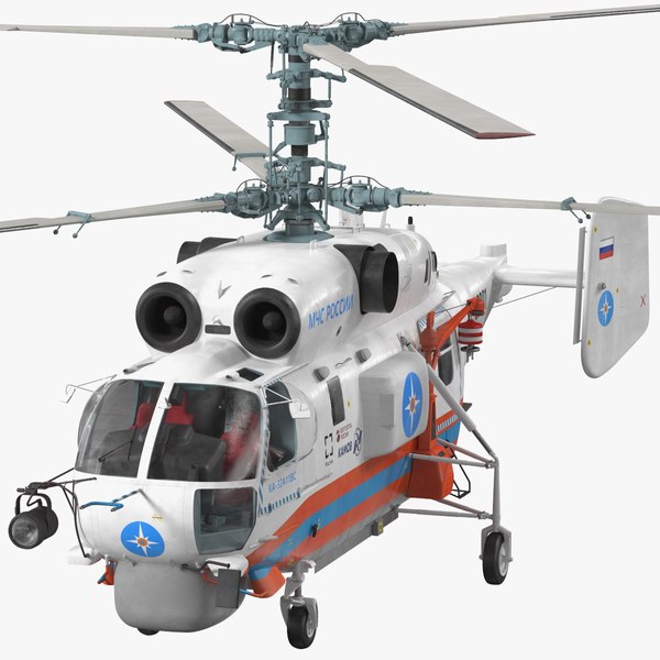 Kamov KA32 러시아 EMERCOM 헬리콥터 조작 3D 모델 - TurboSquid 1769943