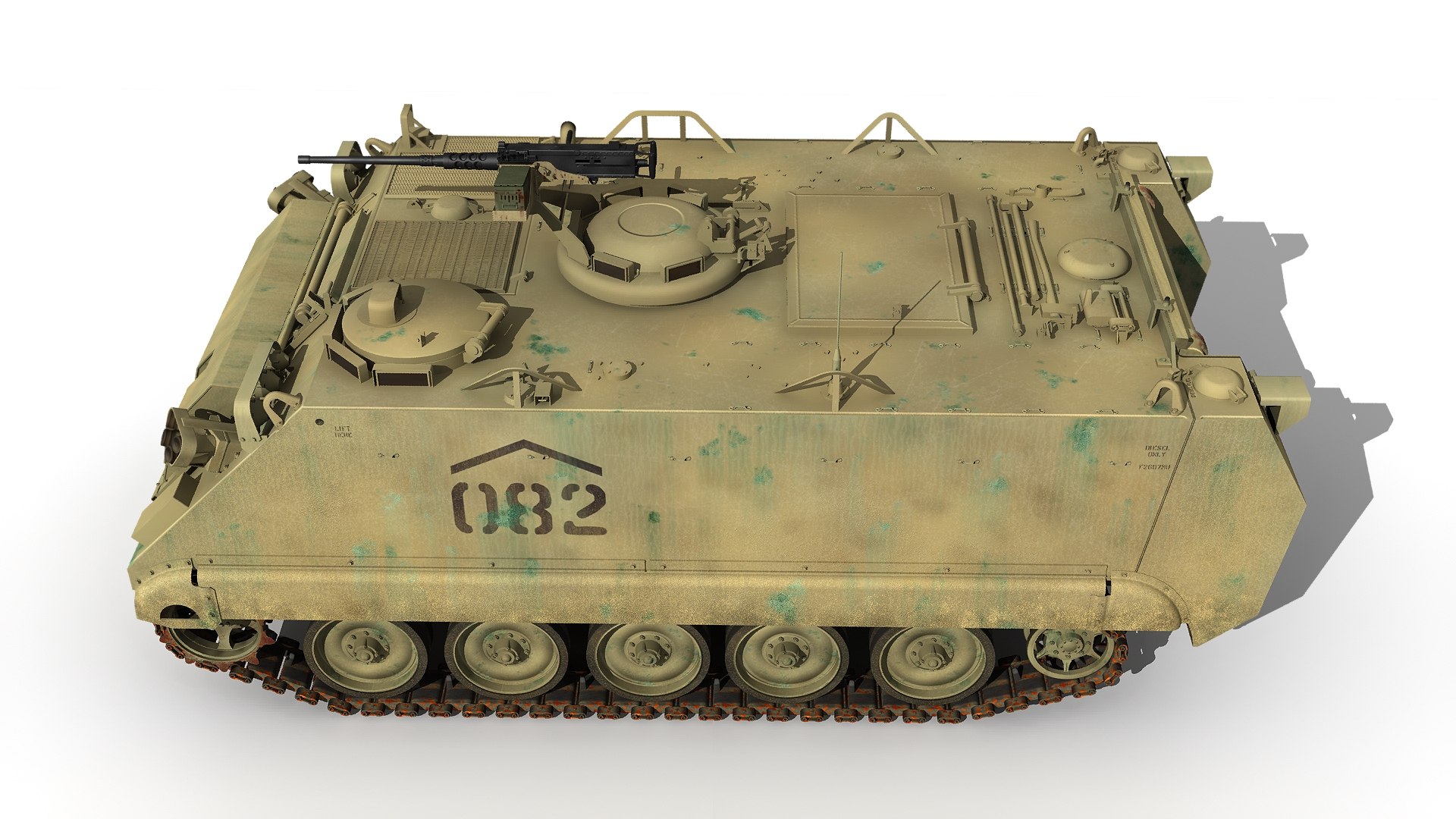 3d m2 m113 m113a3 version model