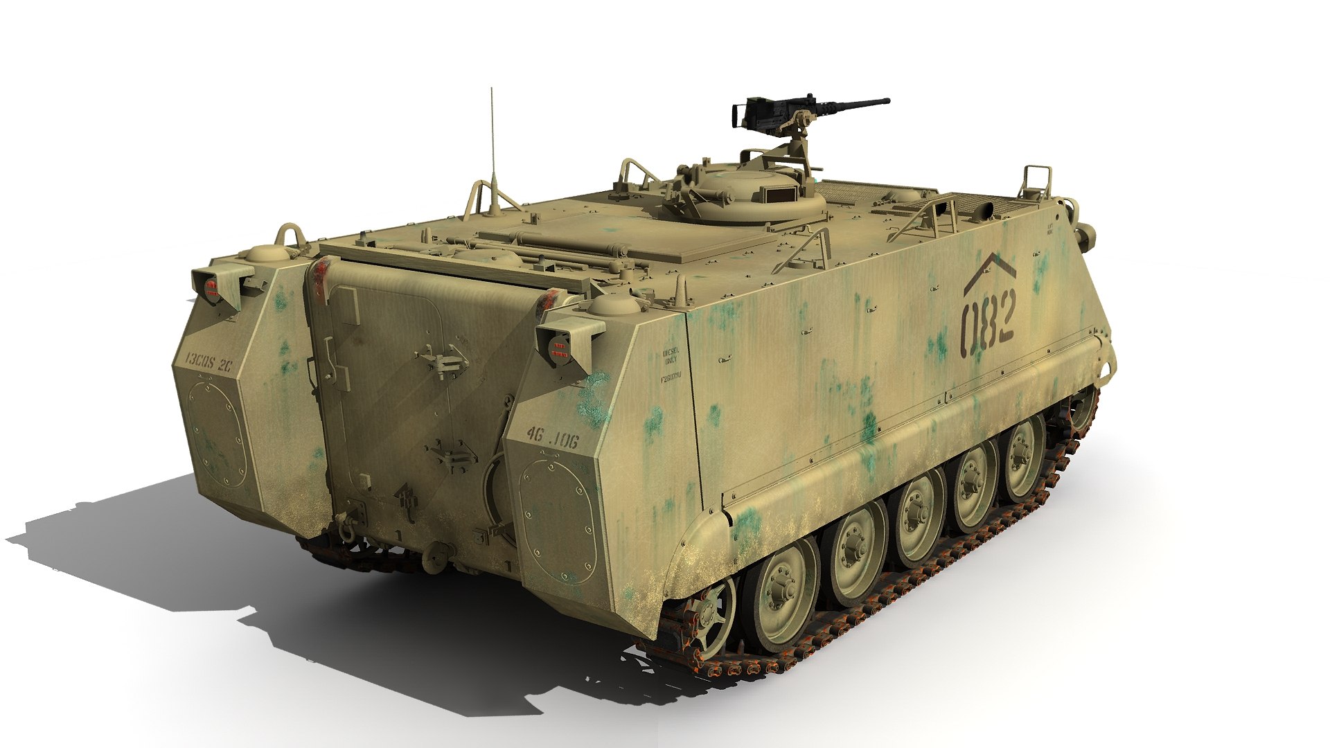3d m2 m113 m113a3 version model