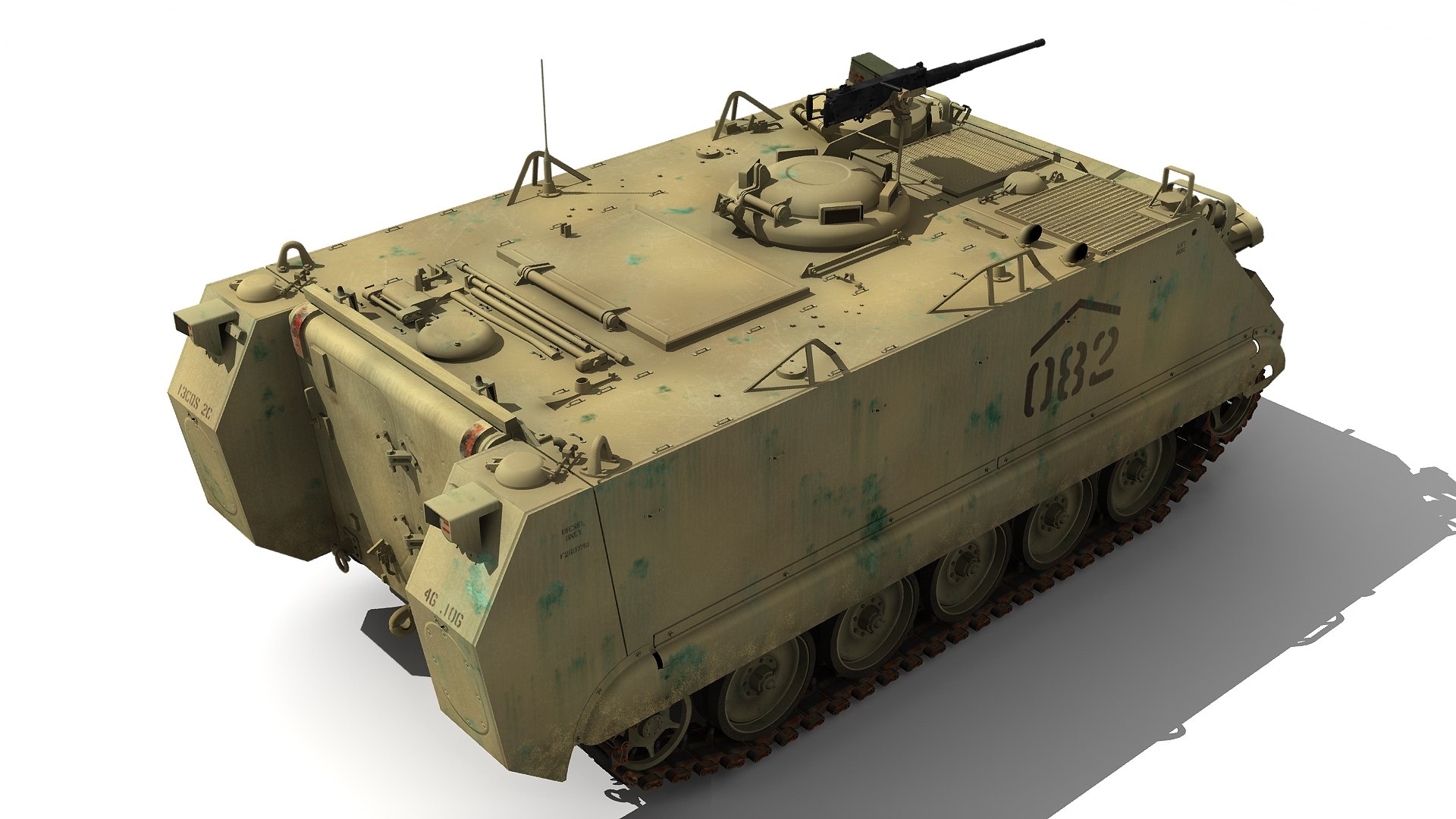 3d m2 m113 m113a3 version model