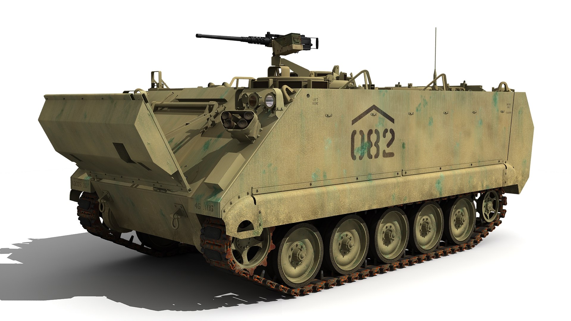 3d m2 m113 m113a3 version model