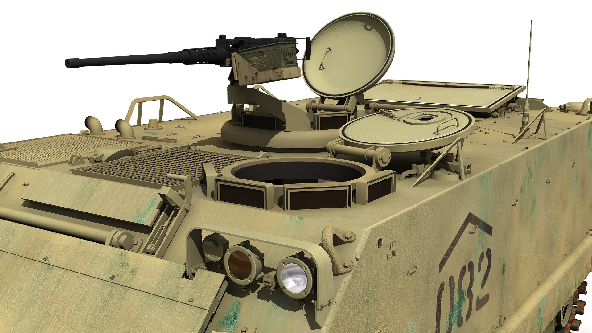 3d m2 m113 m113a3 version model