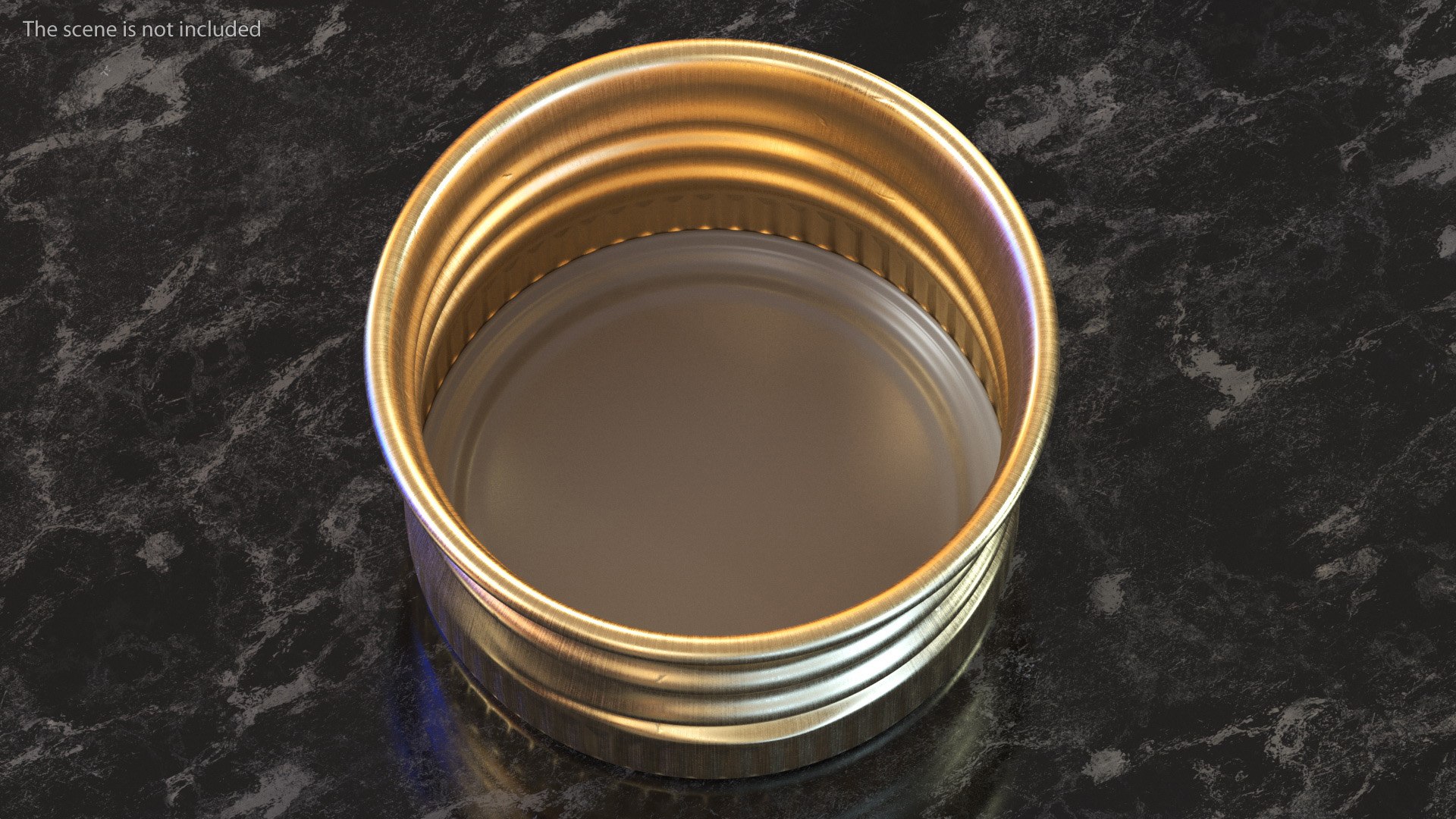 18mm Aluminium Screw Cap Golden 3D Model - TurboSquid 1959457