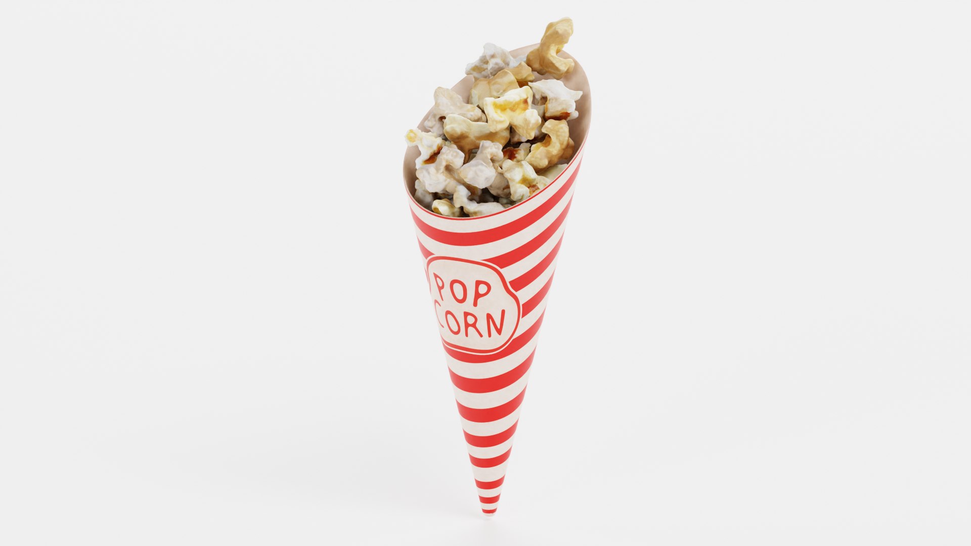 Popcorn In Cup 3 3D Model - TurboSquid 2067230
