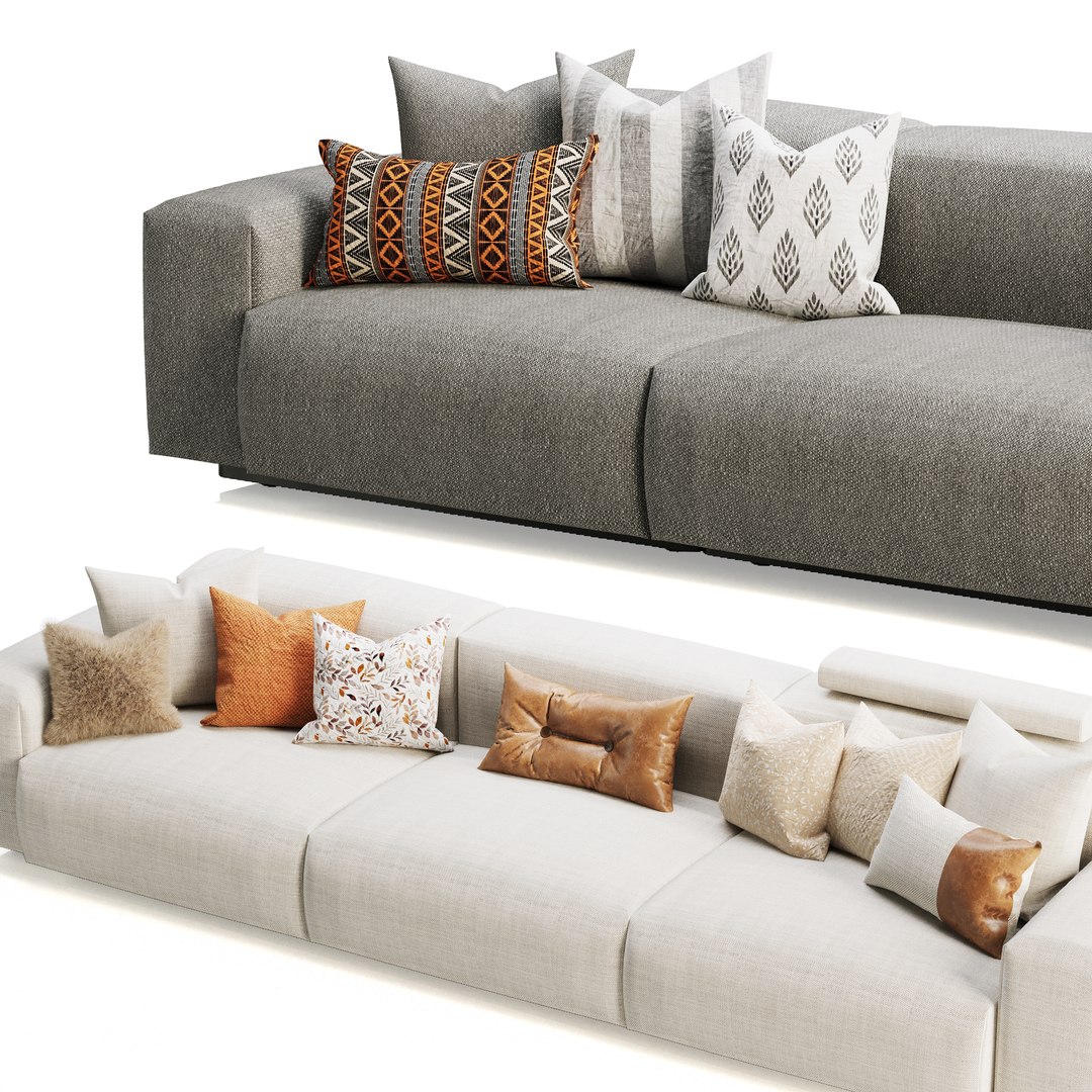 Vitra Soft Modular Sofa Collection 3D - TurboSquid 2010679