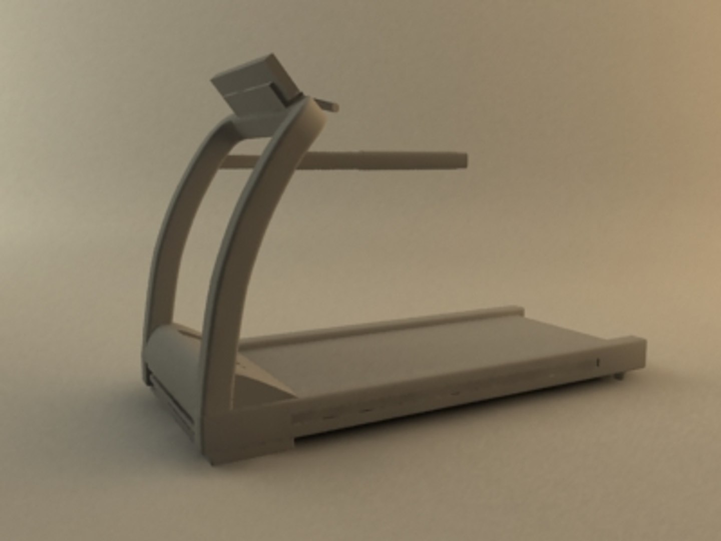 3d Model Treadmill Scene
