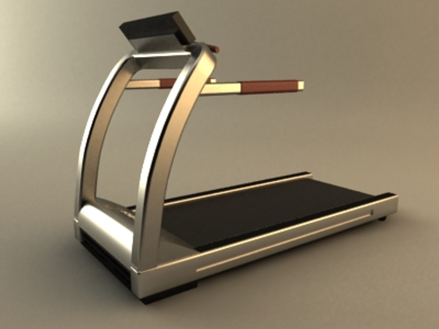 3d Model Treadmill Scene