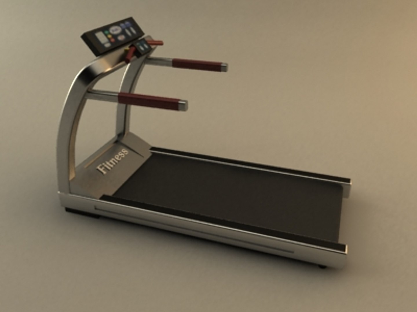 3d Model Treadmill Scene