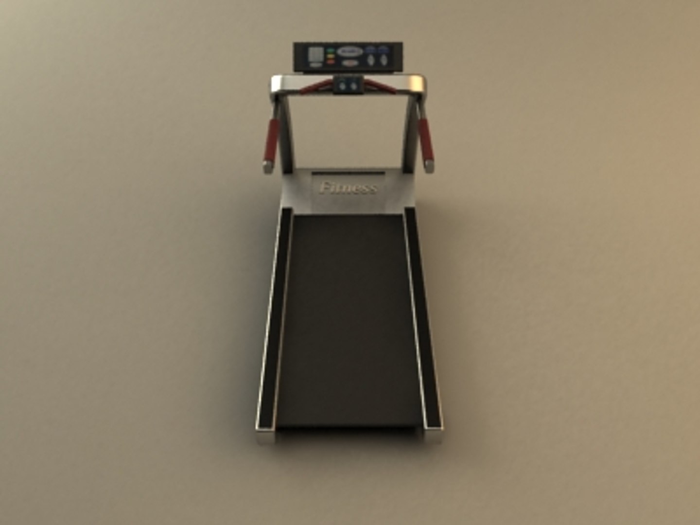 3d Model Treadmill Scene