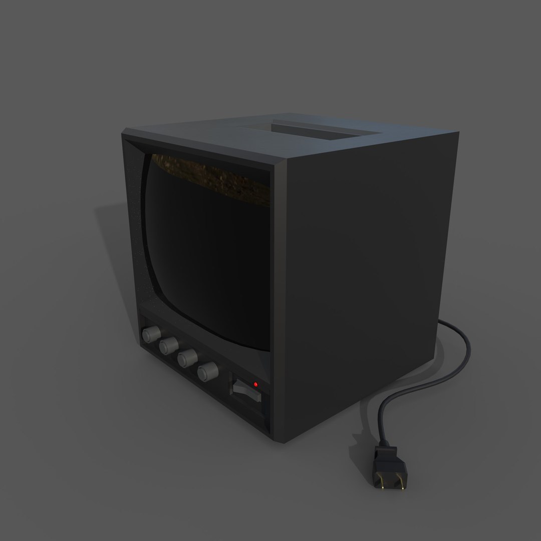 Vintage Tv 3D Model - TurboSquid 2252893