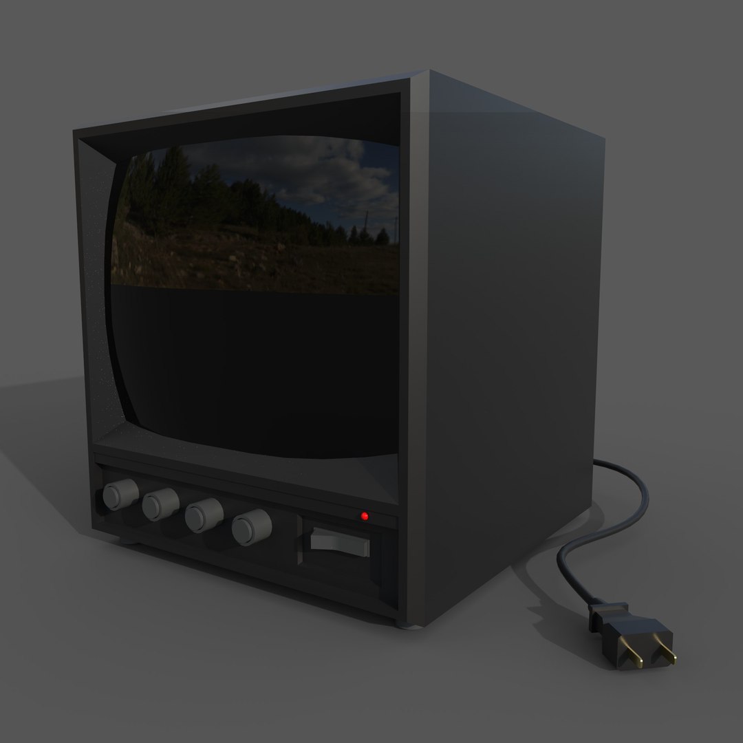 Vintage Tv 3D Model - TurboSquid 2252893