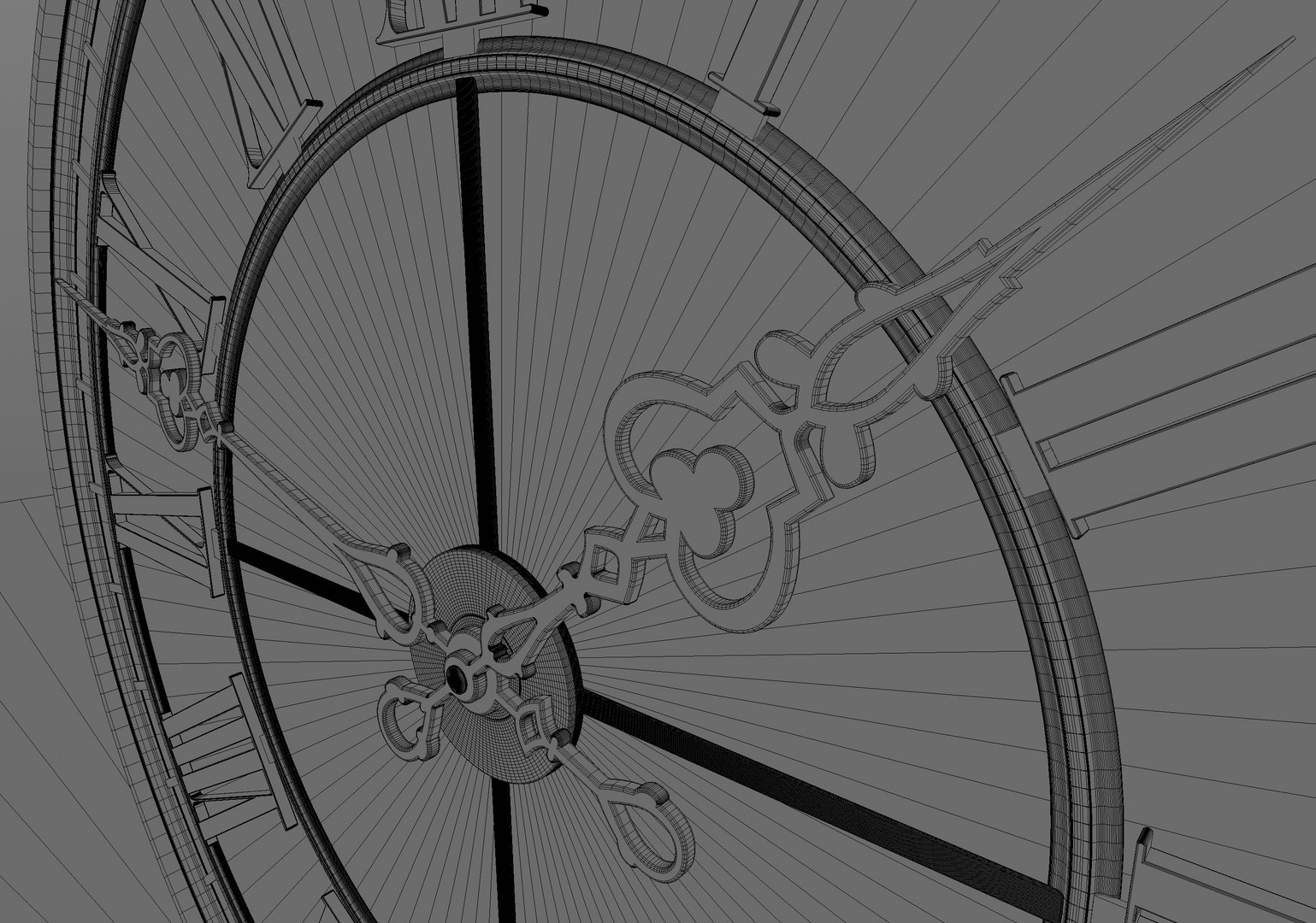 3D Classic Clock Glass Tower - TurboSquid 1627769