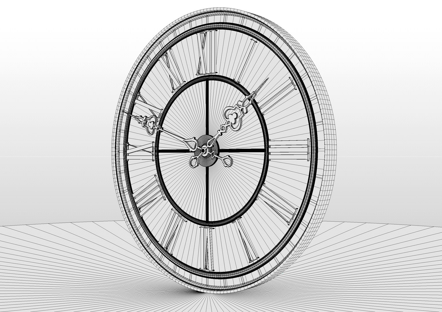 3D Classic Clock Glass Tower - TurboSquid 1627769