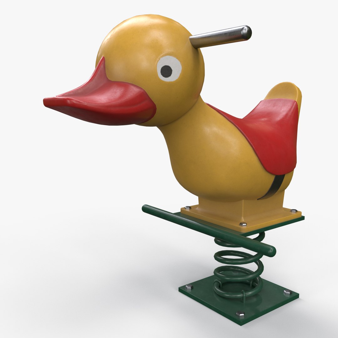 PBR Outdoor Spring Swing Playground Toy A 3D - TurboSquid 2077298