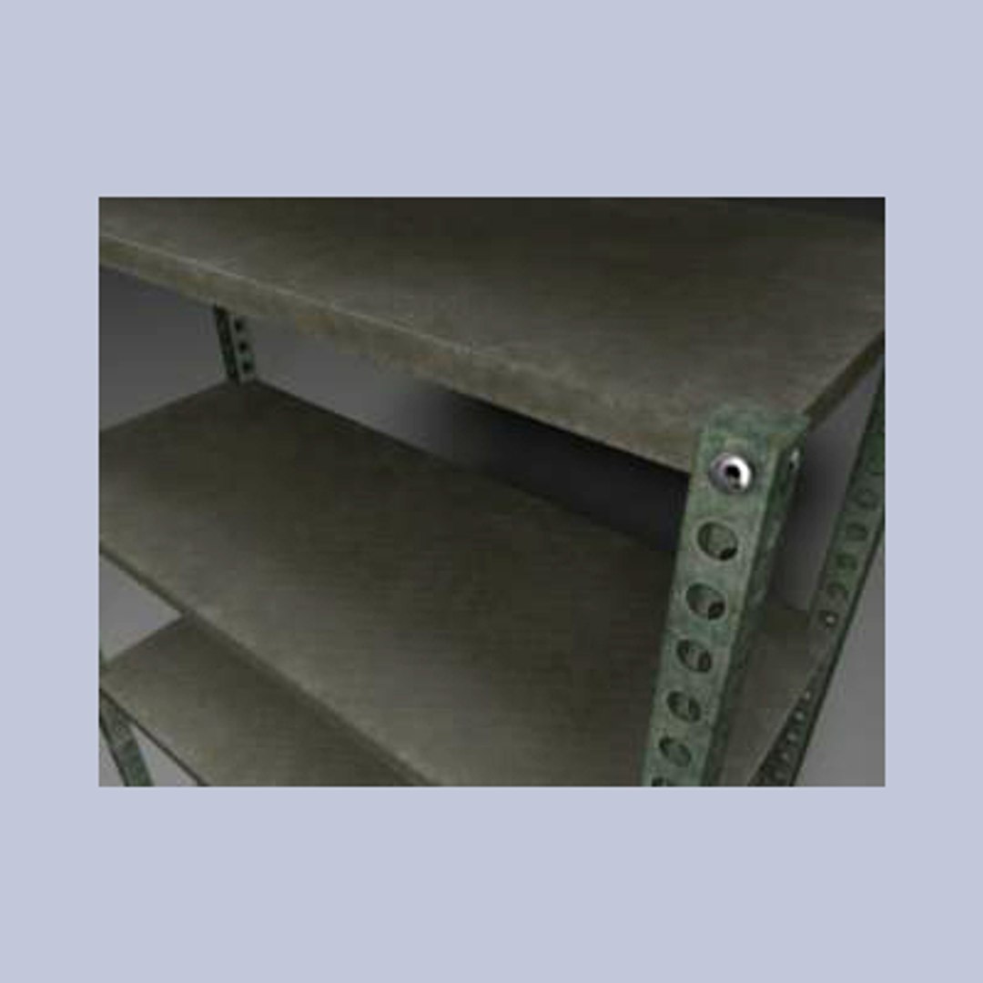 3d Steel Shelf Model