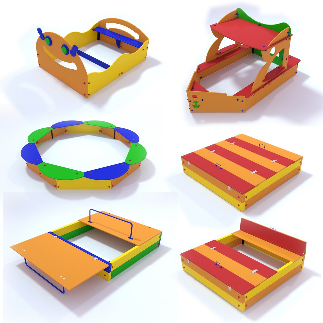 Sand Box Sandbox Model - TurboSquid 1239438