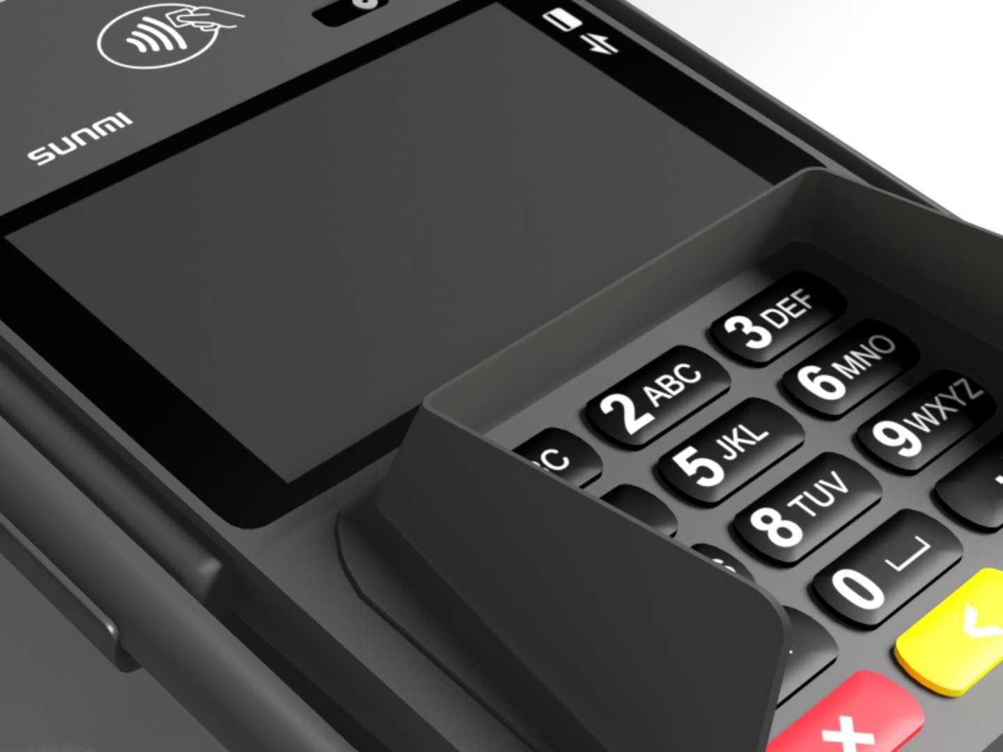 Sunmi P2 Smartpad Payment Terminal 3D Model - TurboSquid 2400353