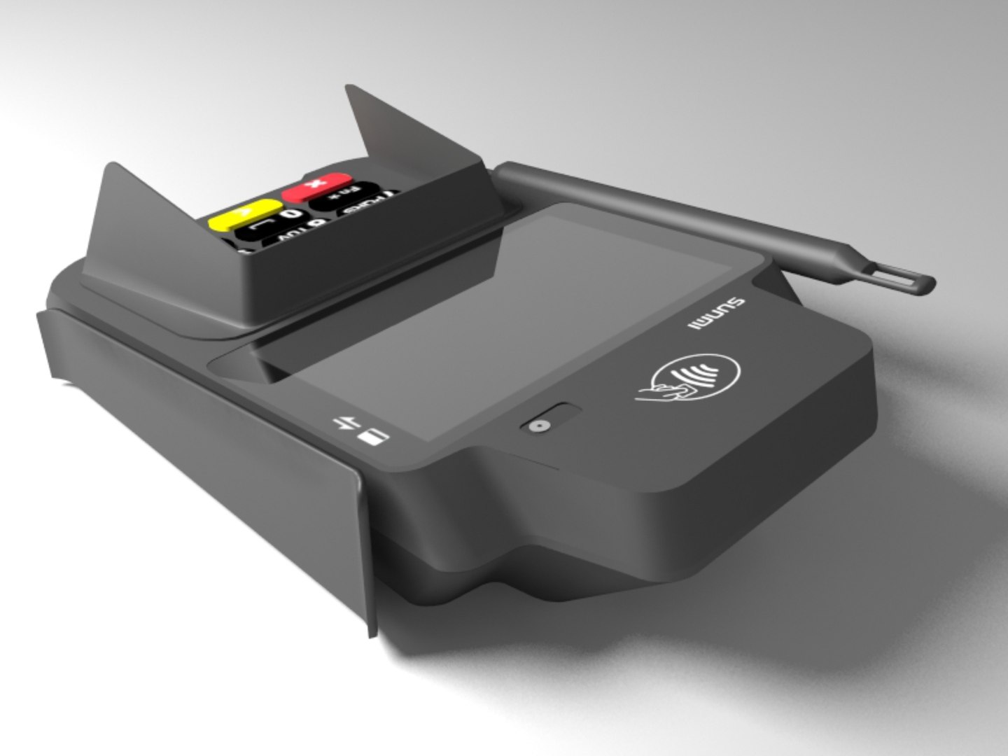 Sunmi P2 Smartpad Payment Terminal 3D Model - TurboSquid 2400353