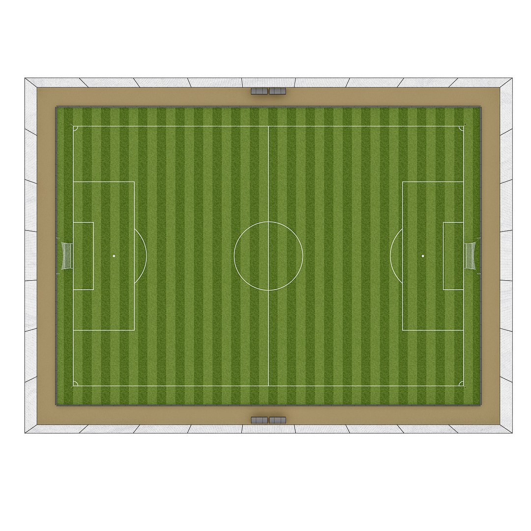 3D model football field - TurboSquid 1419030