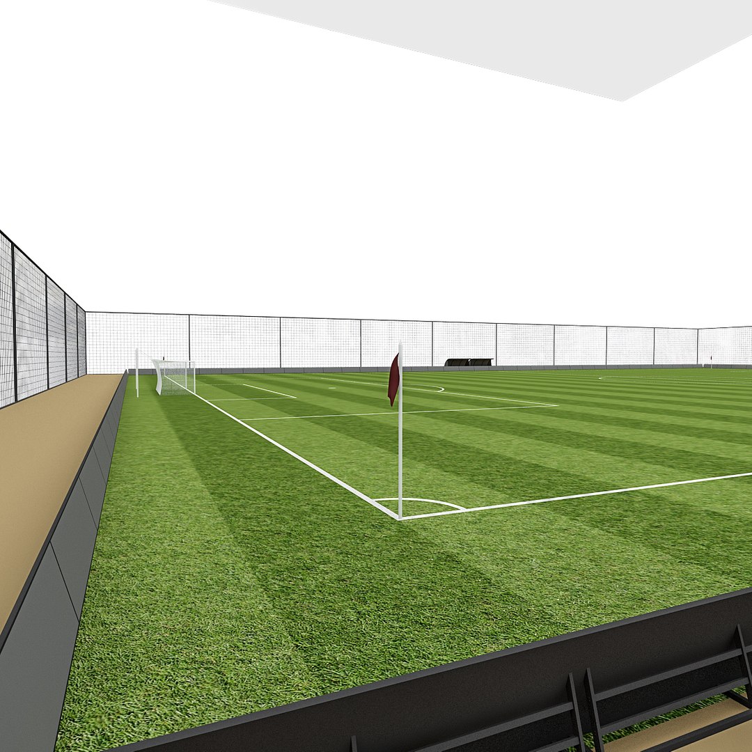 3D model football field - TurboSquid 1419030