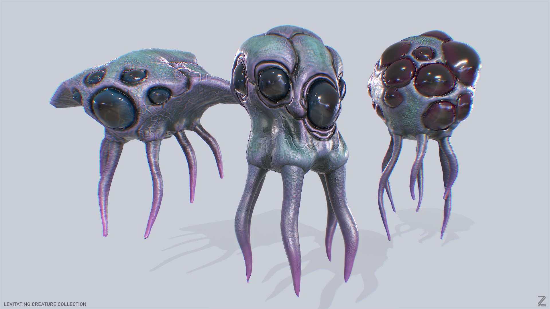 3D Levitating Creature Collection - TurboSquid 2233745