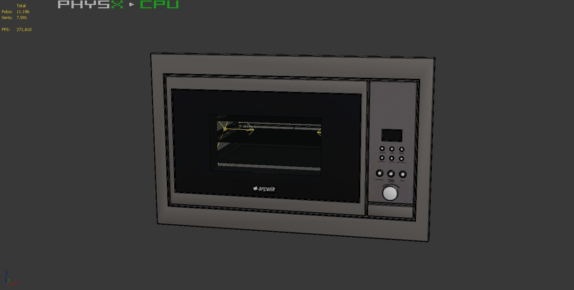 Arcelik Built-in Toaster 3d Max
