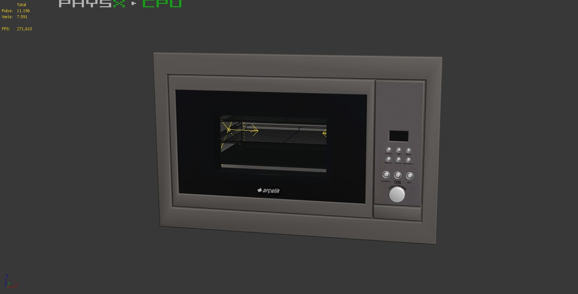 Arcelik Built-in Toaster 3d Max