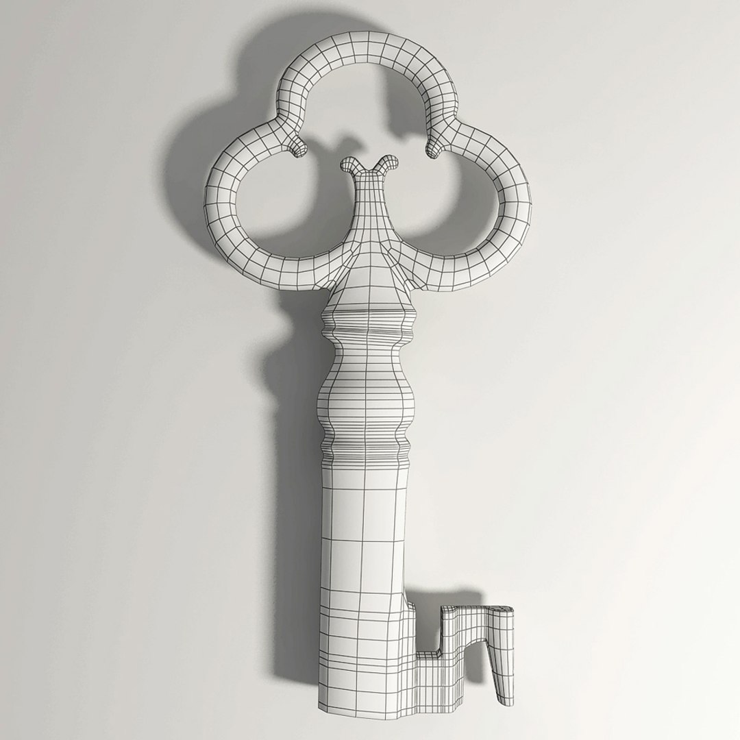 Key Old 3d Model