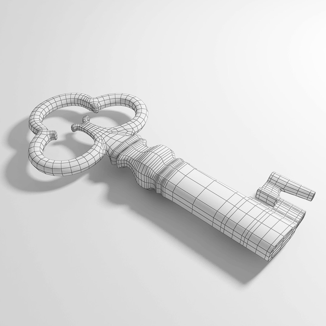 Key Old 3d Model