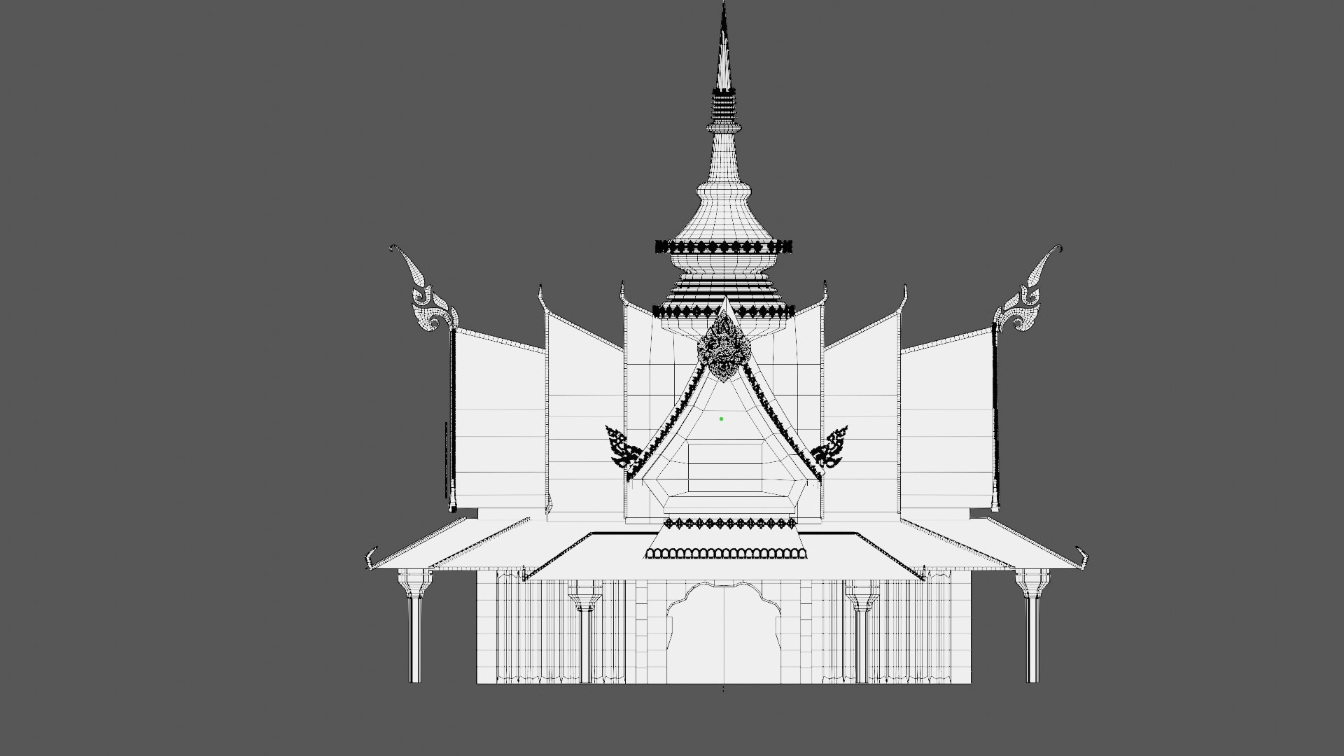 3D Thai Temple Model - TurboSquid 2126007