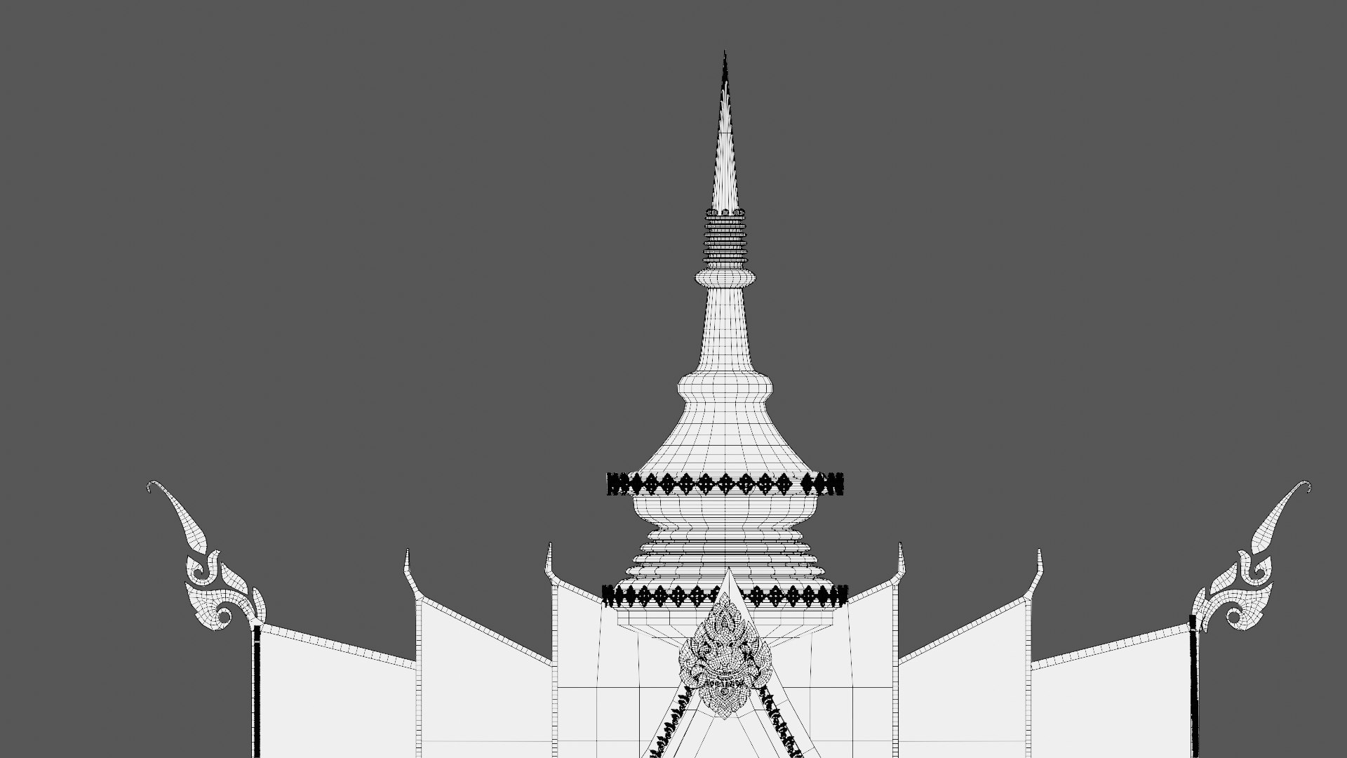 3D Thai Temple Model - TurboSquid 2126007
