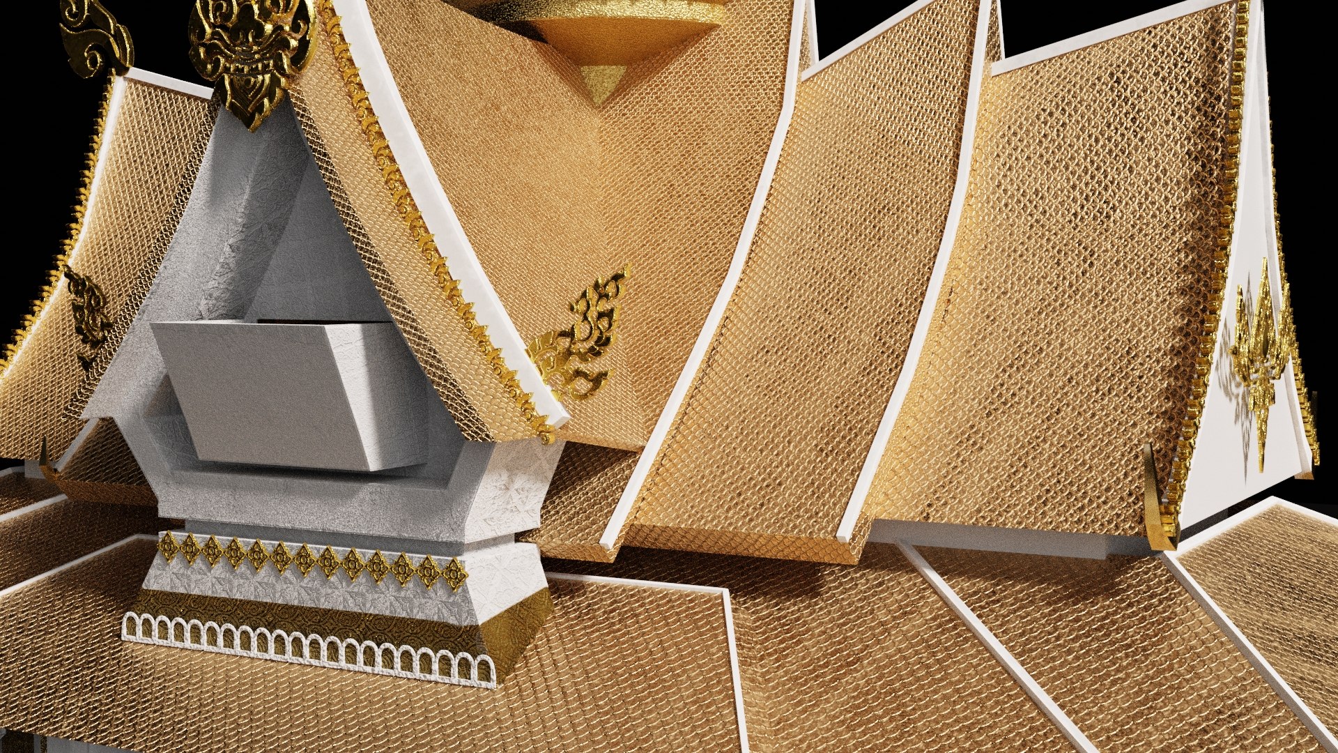 3D Thai Temple Model - TurboSquid 2126007