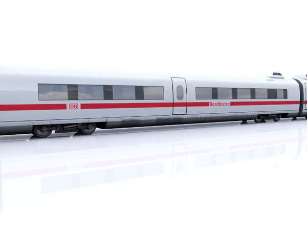 3d model of train ice 3