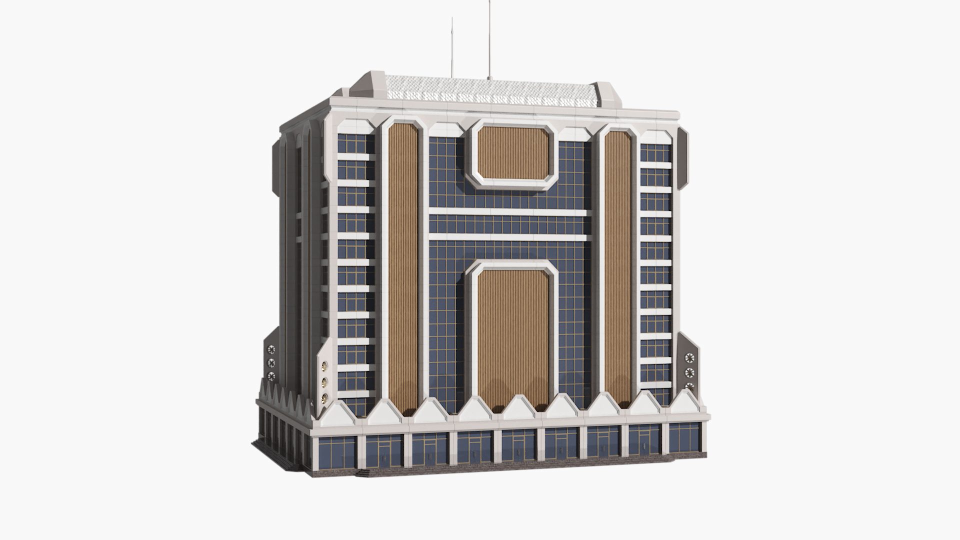 Sci-Fi Building 3D Model - TurboSquid 2330097