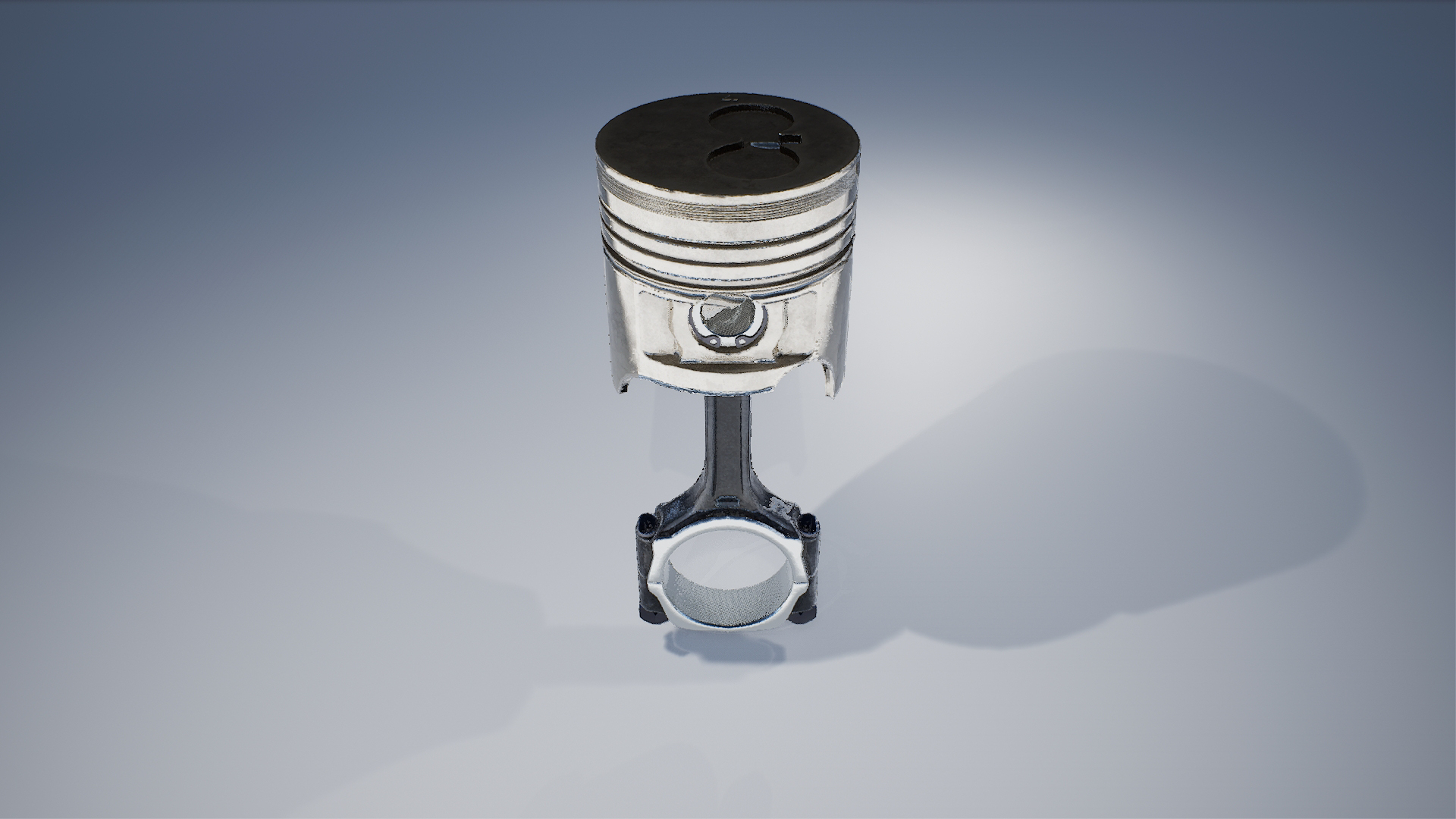 3D Piston With Conrod Model - TurboSquid 1819731