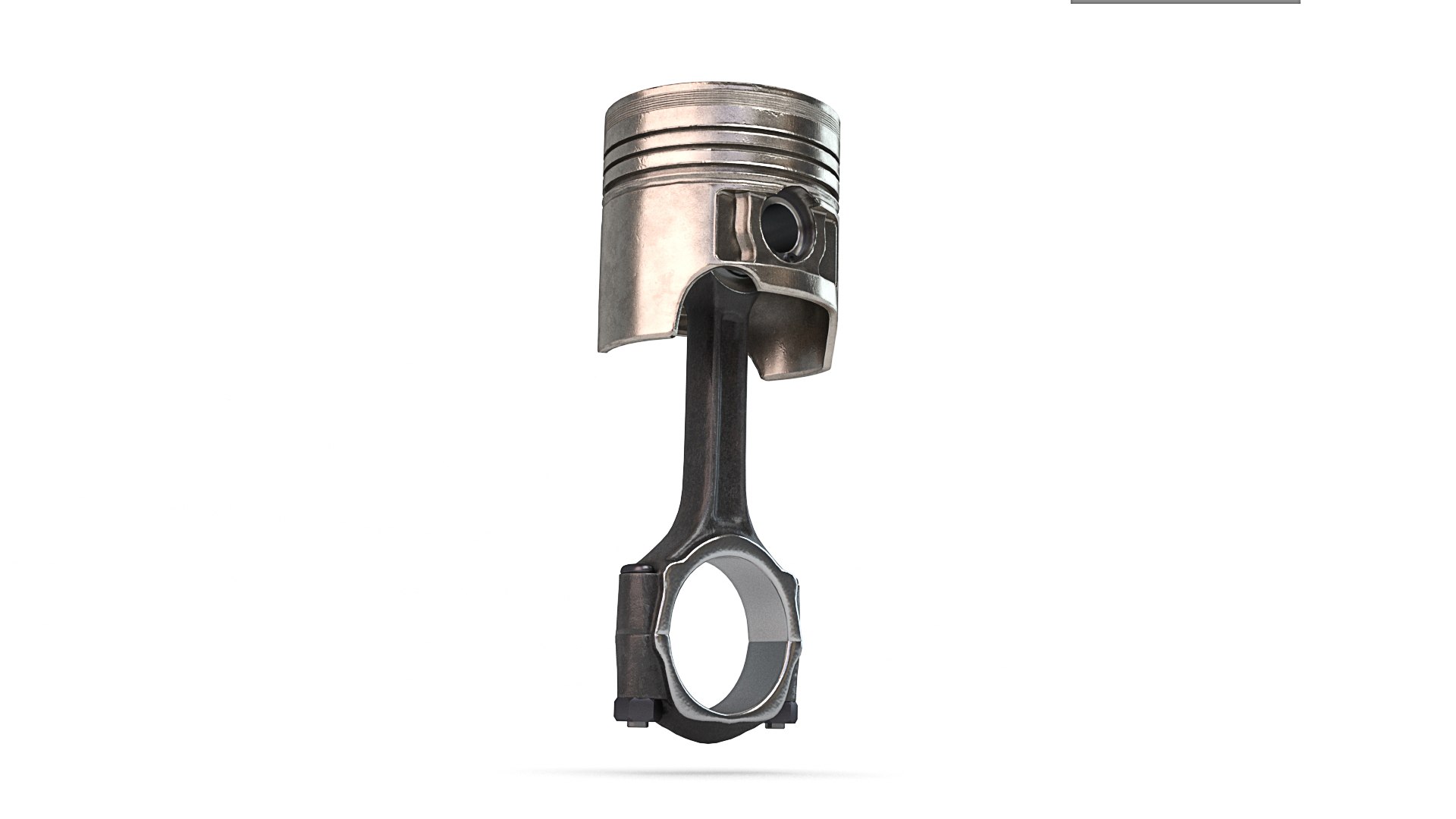 3D Piston With Conrod Model - TurboSquid 1819731