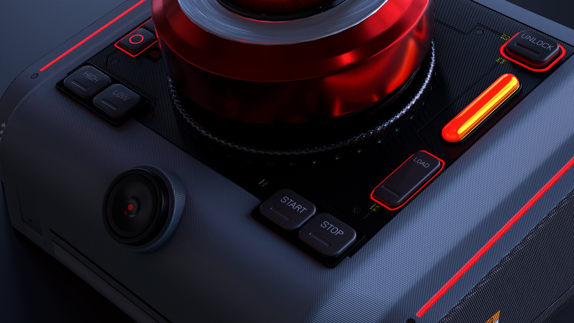 SciFi Red Button V2 3D model - TurboSquid 2134857