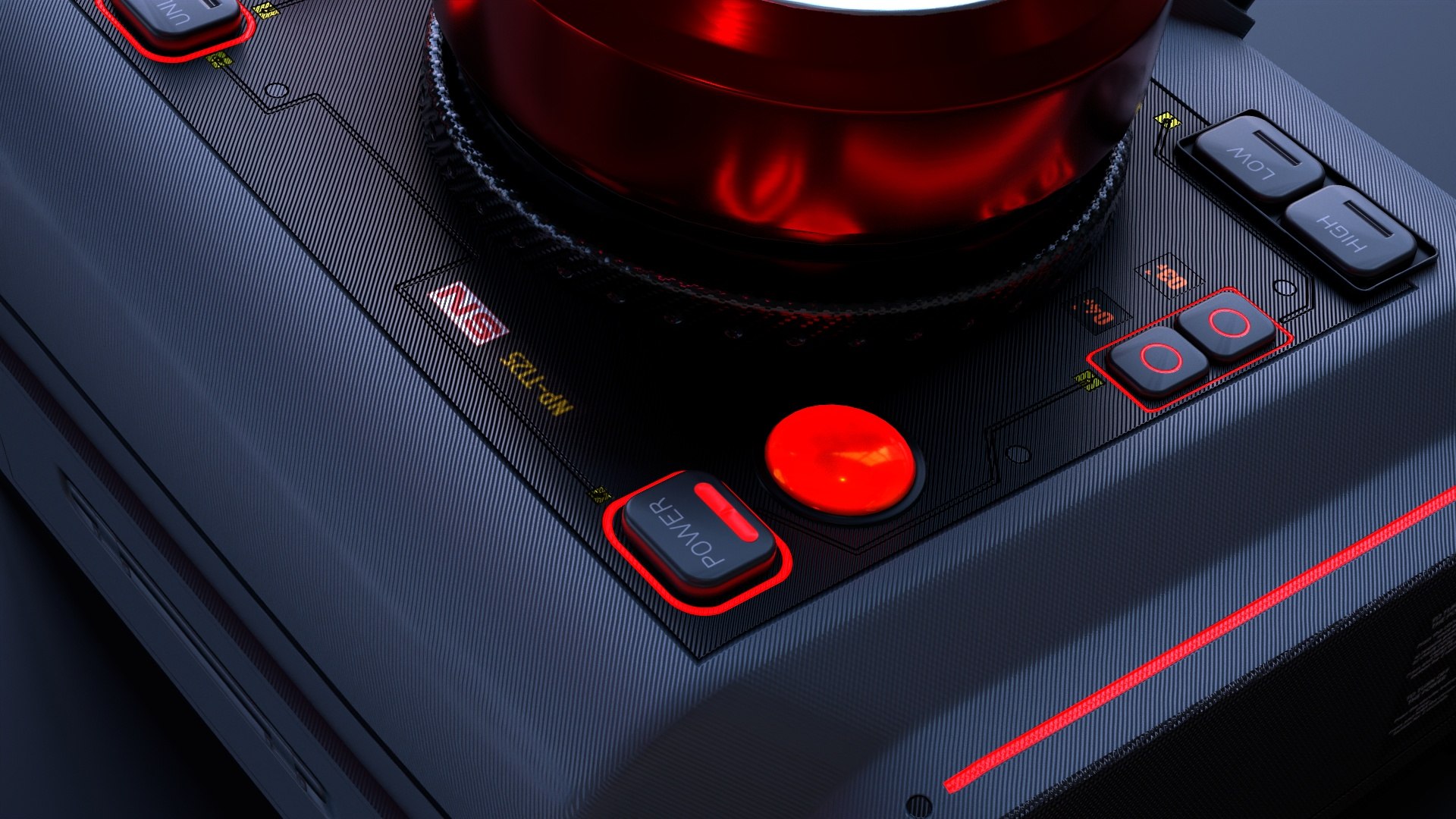 SciFi Red Button V2 3D model - TurboSquid 2134857